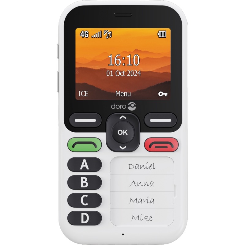Doro Leva X10 Mobile Phone for Dementia - AmplifiedTelephones.co.uk