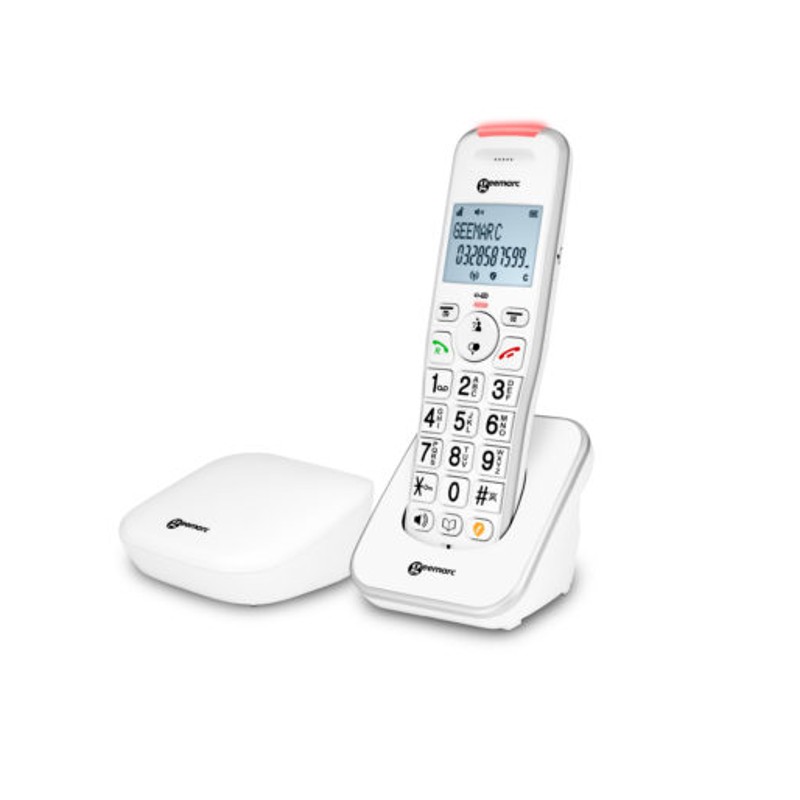 Geemarc Liberty 200 Phone & Base - AmplifiedTelephones.co.uk