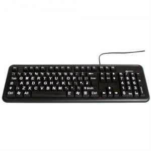 Geemarc Standard Keyboard with Large Yellow Keys - AmplifiedTelephones ...